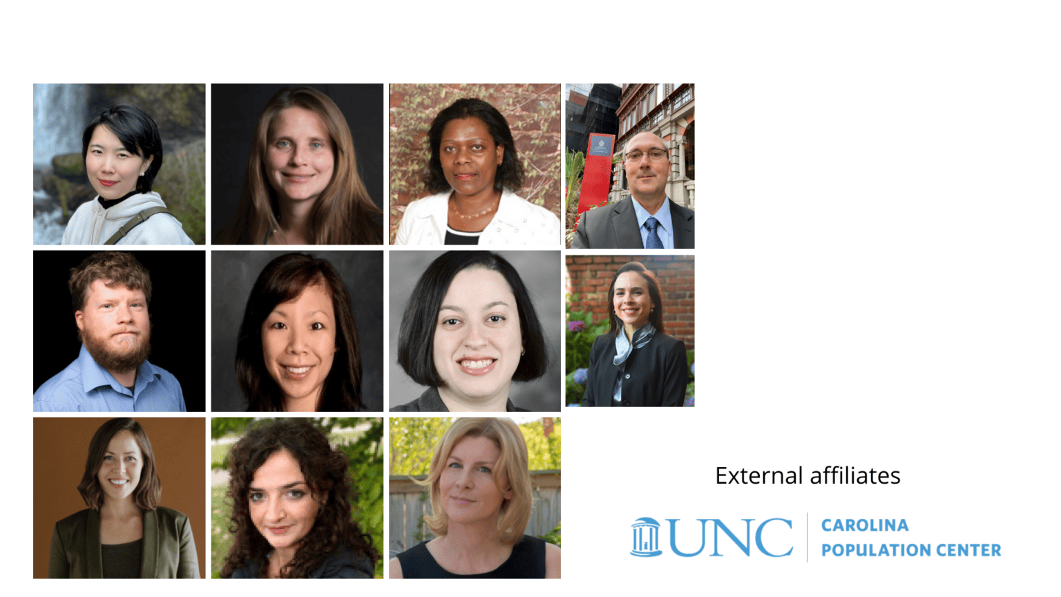 CPC welcomes new external affiliates | Carolina Population Center